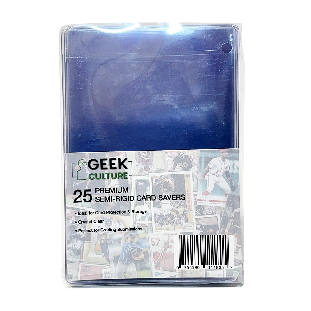Geek Culture Semi-Rigid Sleeves 25ct – Collectors Guild