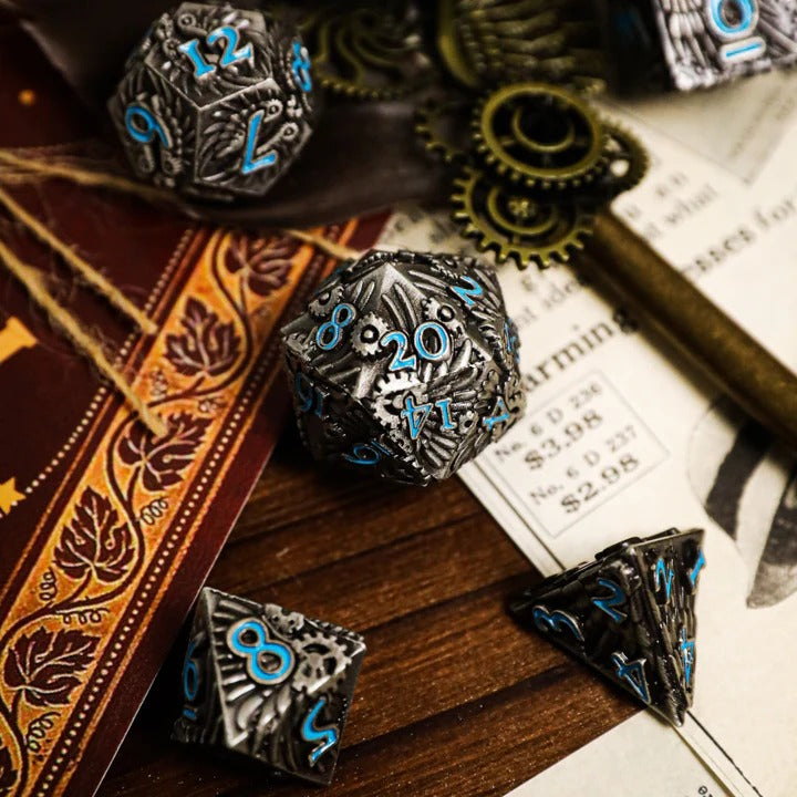 Steampunk Angels Polyhedral Dice Set – Collectors Guild