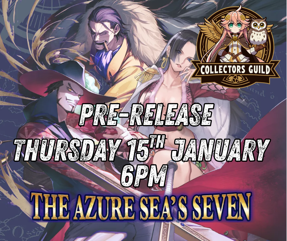 One Piece OP-14 The Azure Sea's Seven Pre-Release – Collectors Guild
